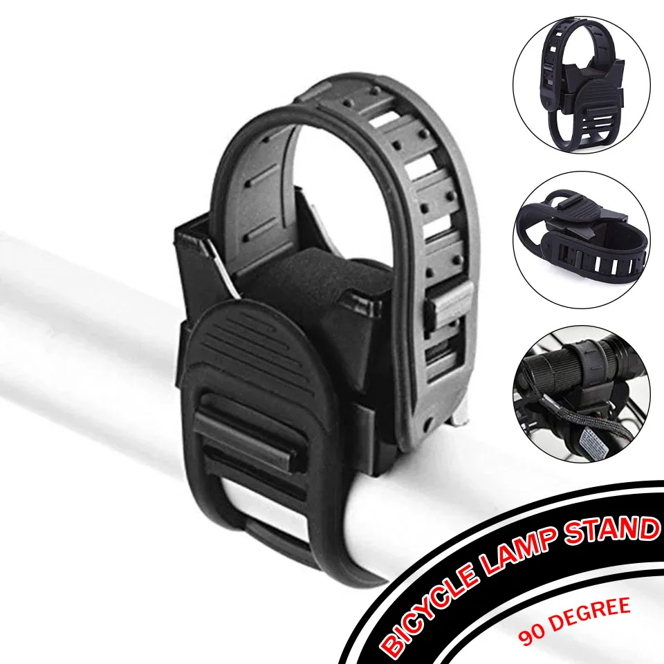 Cycling-Bike-Bicycle-Light-Lamp-Stand-Holder-360-Rotation-Grip-LED ...