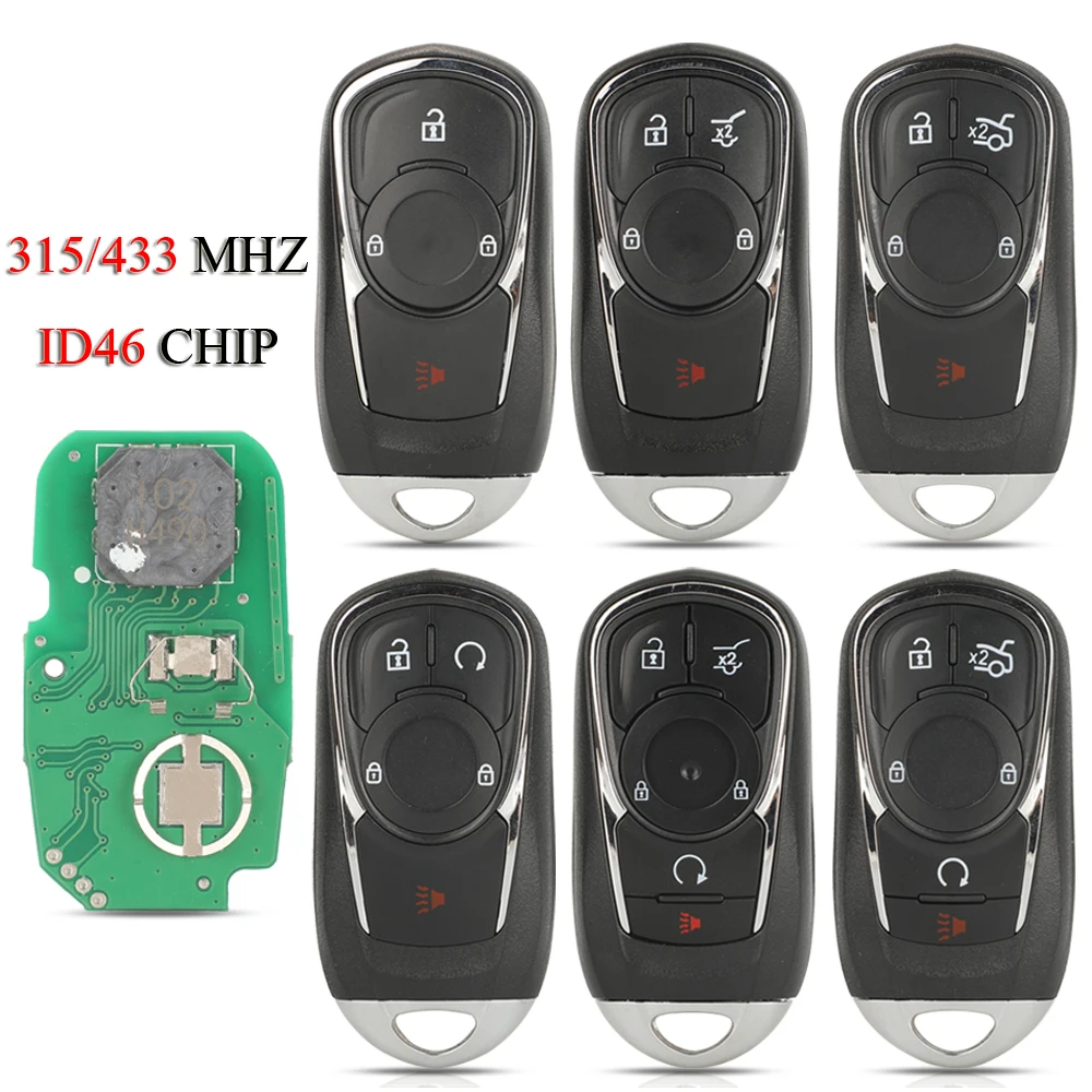 jingyuqin HYQ4AA / HYQ4EA Remote Smart Car Control Key For Buick ...