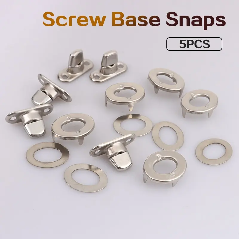 5Sets Screw Base Snaps Turn Button Boat Cover Enclosure Eyelet Canvas ...