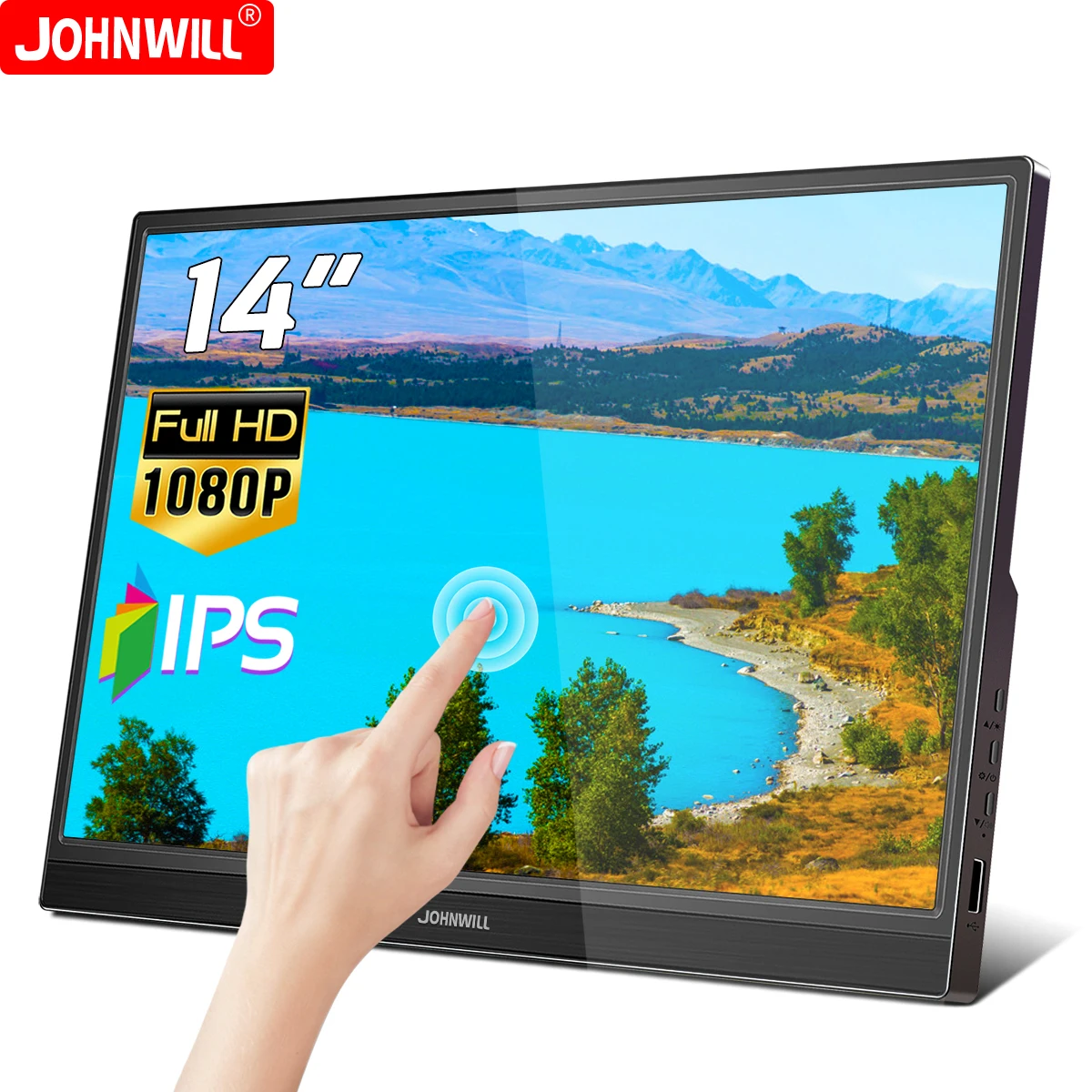 Monitor-port-til-para-juegos-pantalla-t-ctil-lcd-IPS-de-14-pulgadas ...