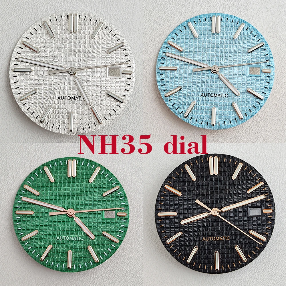 NH35-dial-31-8mm-nh35-Watch-Dial-green-Luminous-Modified-Dials-for-NH35 ...