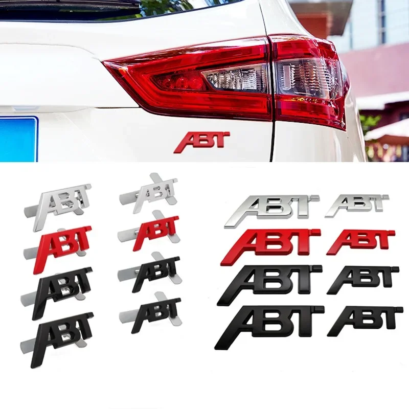 3D Metal ABT Logo Emblem Car Front Grill Rear Trunk Badge Decal For ...