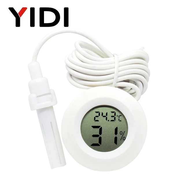 1pc Hygrothermograph Mini Size Multi Function Lcd Humidity Temperature ...