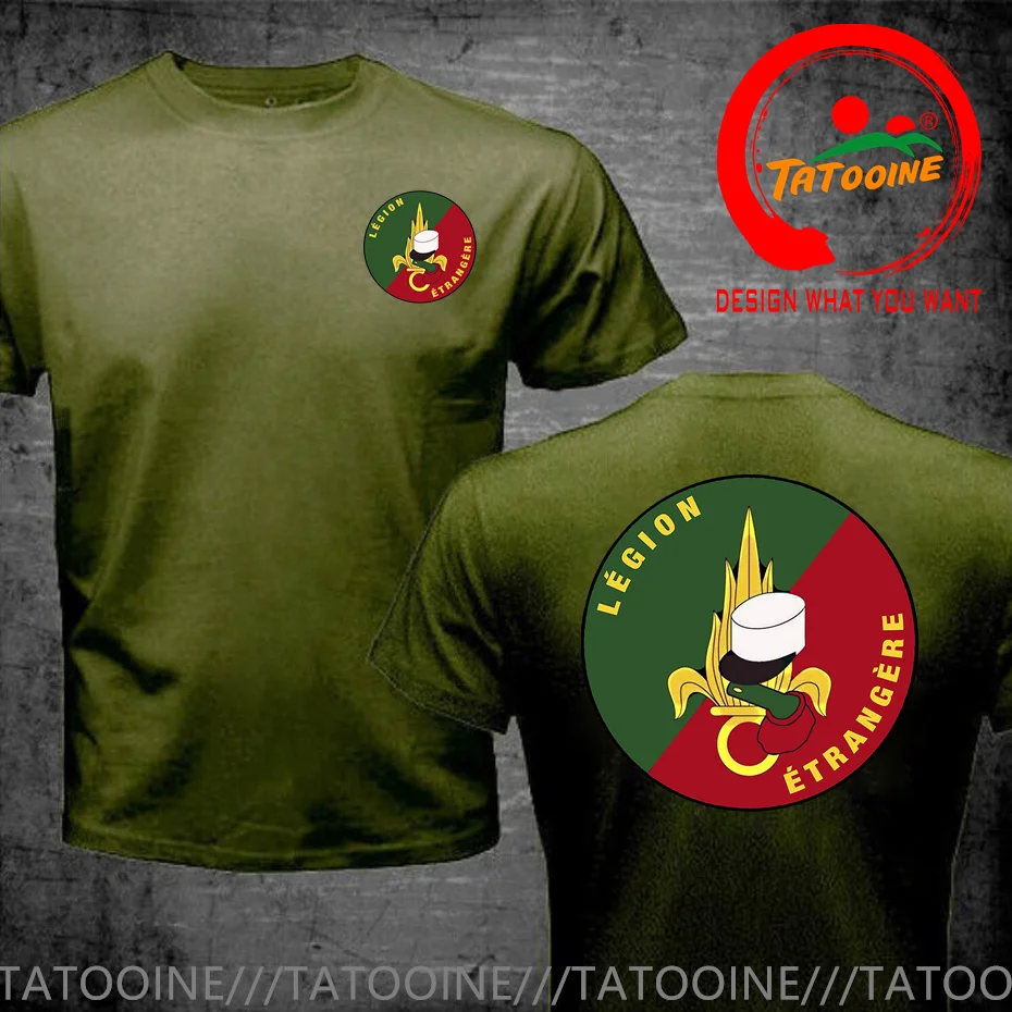 French-Foreign-Legion-T-Shirt-Men-L-gion-trang-re-Men-s-T-Shirt-Short ...