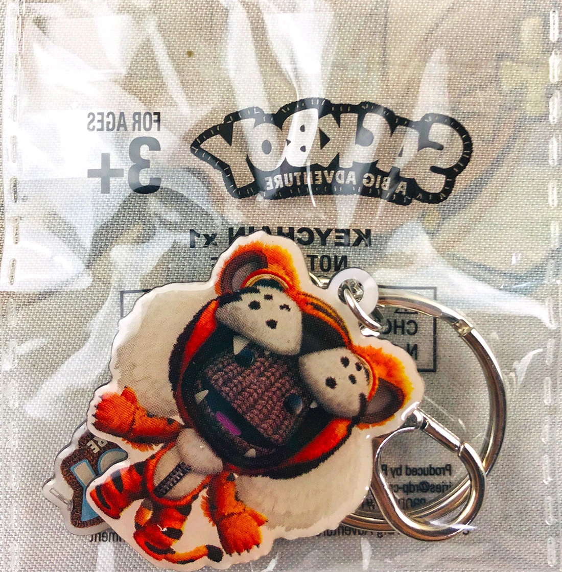 Little Big Planet Sackboy Keychain Cute Mini Doll Action Figure Linen ...