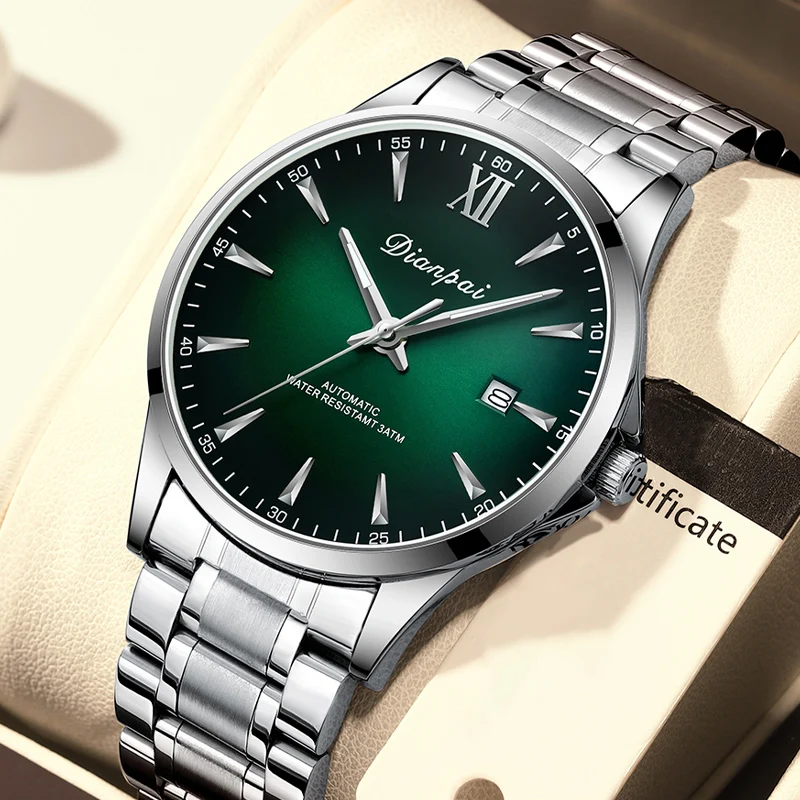 DIANPAI-Original-Stainless-Steel-Fully-Automatic-Mechanical-Watch-Luxury-Men-s-Watch-Waterproof ...