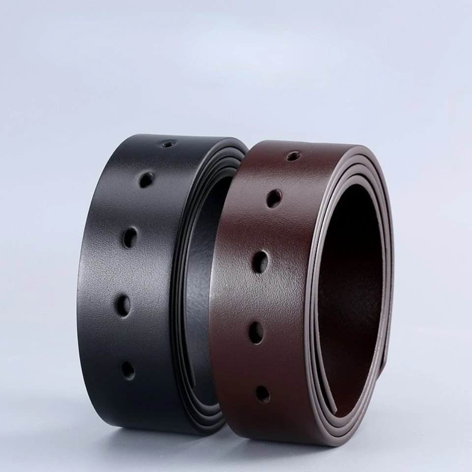 Cintos-de-couro-genu-no-para-homens-sem-fivela-cinto-designer-com-furos ...