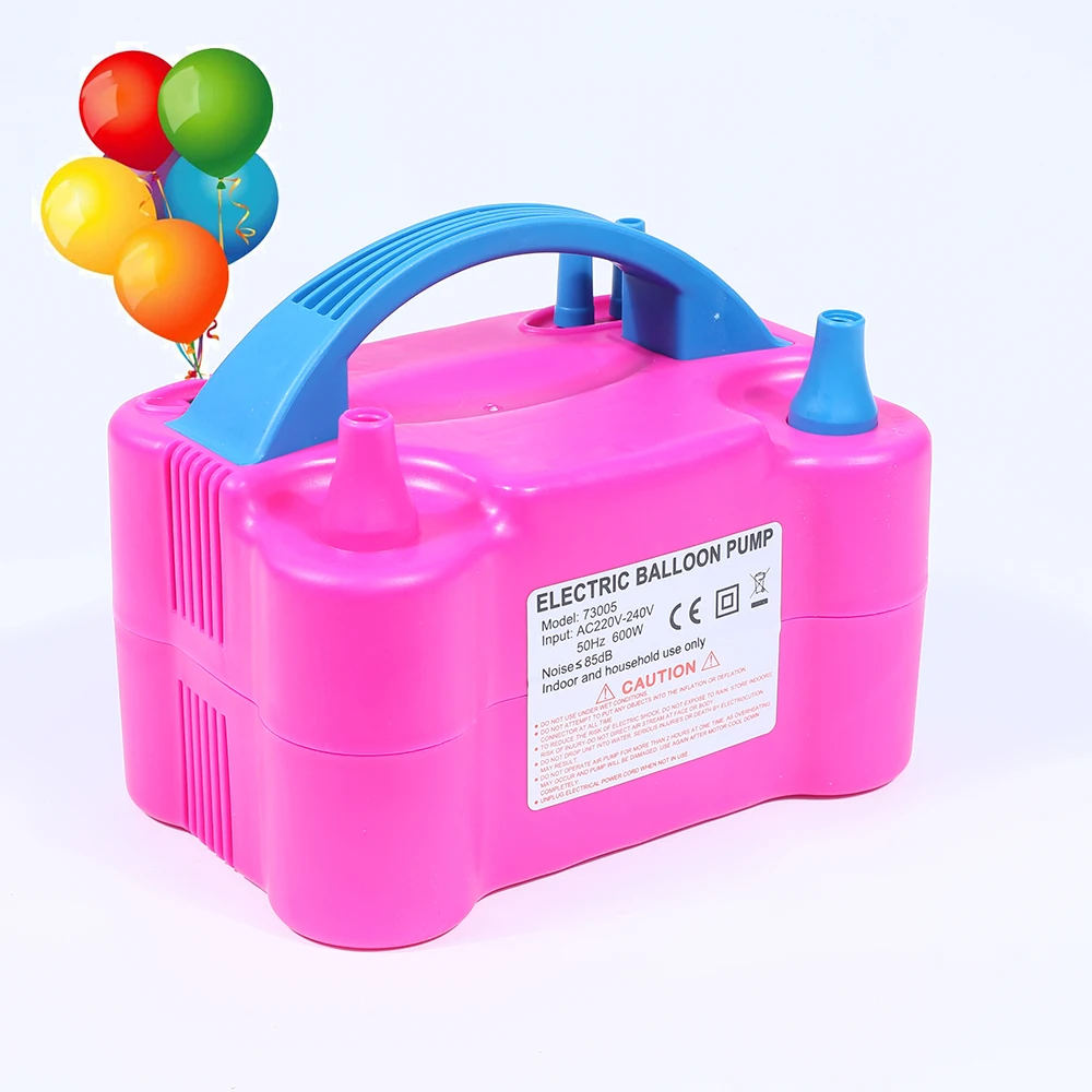 Electric-Balloon-Air-Pump-Inflator-Dual-Nozzle-Globos-Machine-Air ...