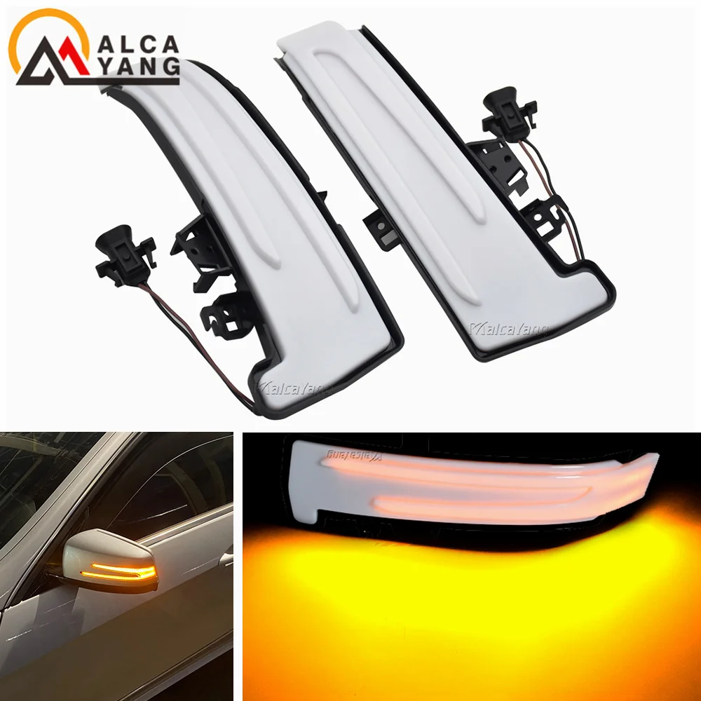 LED-Side-Repeater-Lamp-Rear-View-Mirror-Turn-Signal-Lights-For-Mercedes ...