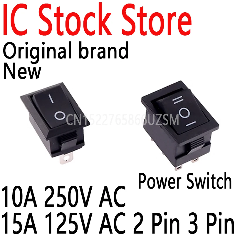10PCS-lot-KCD3-With-Light-Power-Switch-SPDT-KCD3-ON-OFF-ON-2-3-Position ...