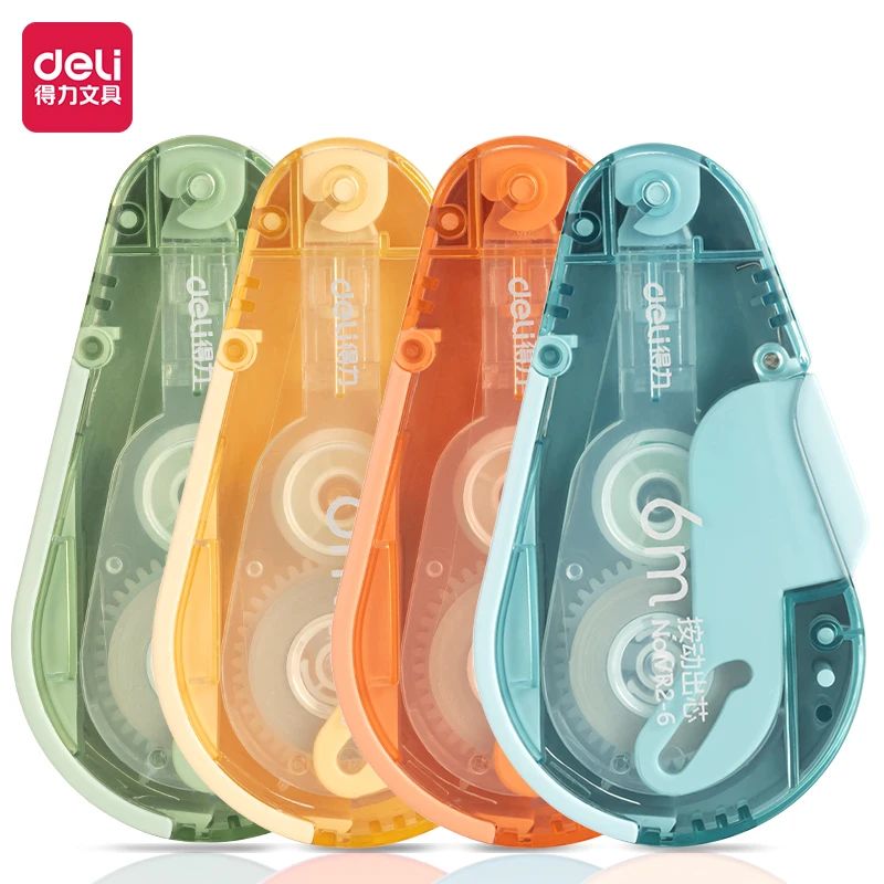 Deli Refillable Correction Tape with Refill Pen Style White Out ...