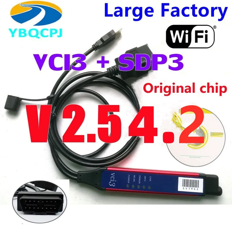 Good Quality V2.54.2 VCI 3 SDP3 VCI3 Scanner Wifi Wireless Diagnostic ...