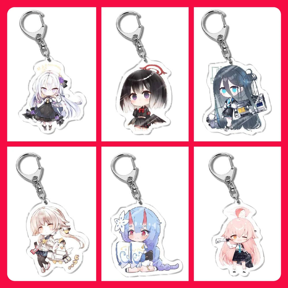 Anime-Women-Blue-Archive-KeyChain-for-Men-Kuromi-Serika-Izayoi-Nonomi ...