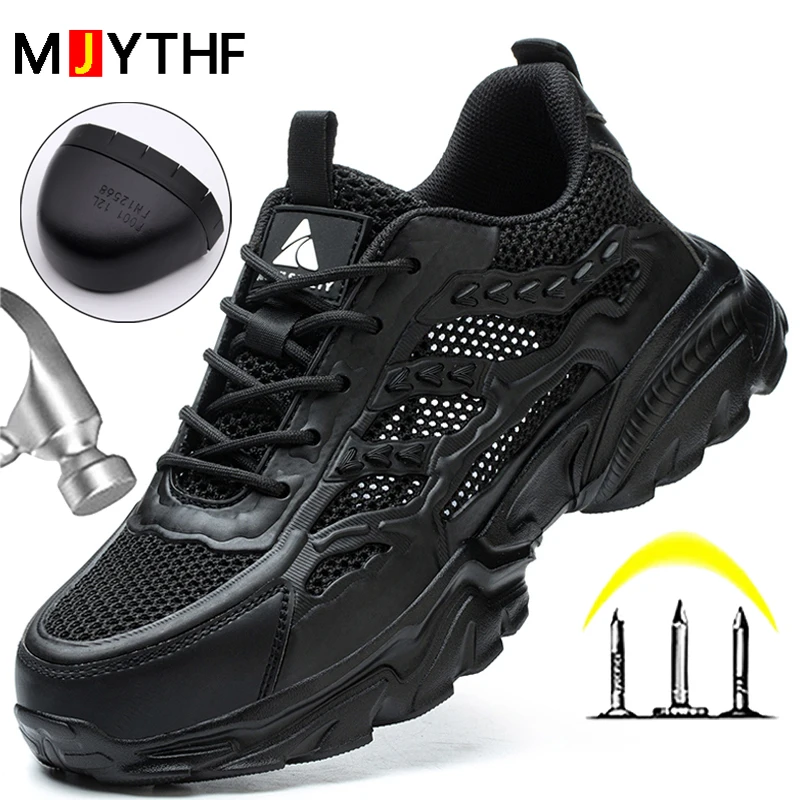 Summer-Safety-Shoes-For-Men-Women-Breathable-Mesh-Work-Shoes-Steel-Toe ...