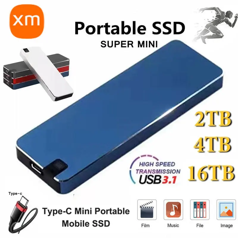Portable-SSD-1TB-External-SSD-Type-C-USB-3-1-Mobile-Storage-2TB ...