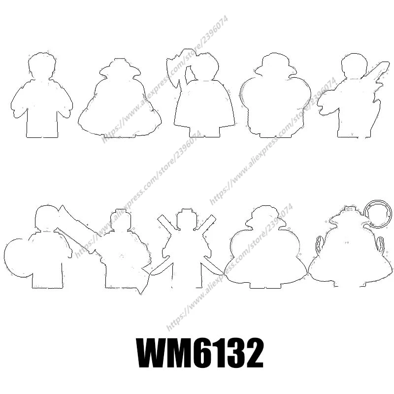 1PCS-Single-Action-Figures-Building-Blocks-toys-children-Series-140 ...