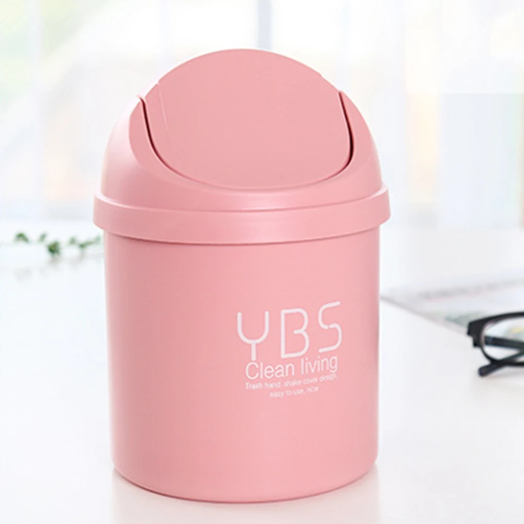 POUBELLE DE TABLE,Pink-Ship Within 24 Hours--Mini corbeille à ordures ...