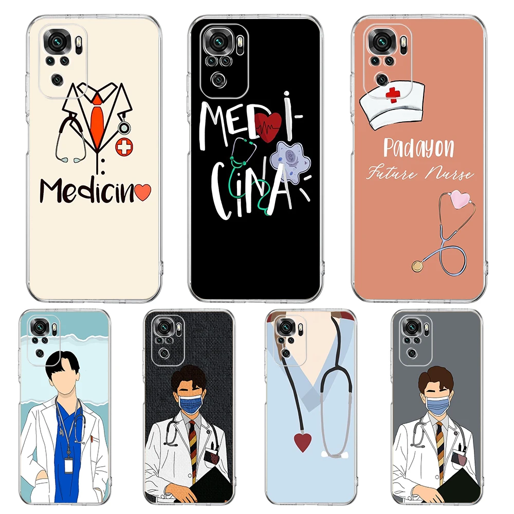 Nurse Medical Medicine Phone Case Cover for Redmi Note 10 11 11T 7 8 8T ...