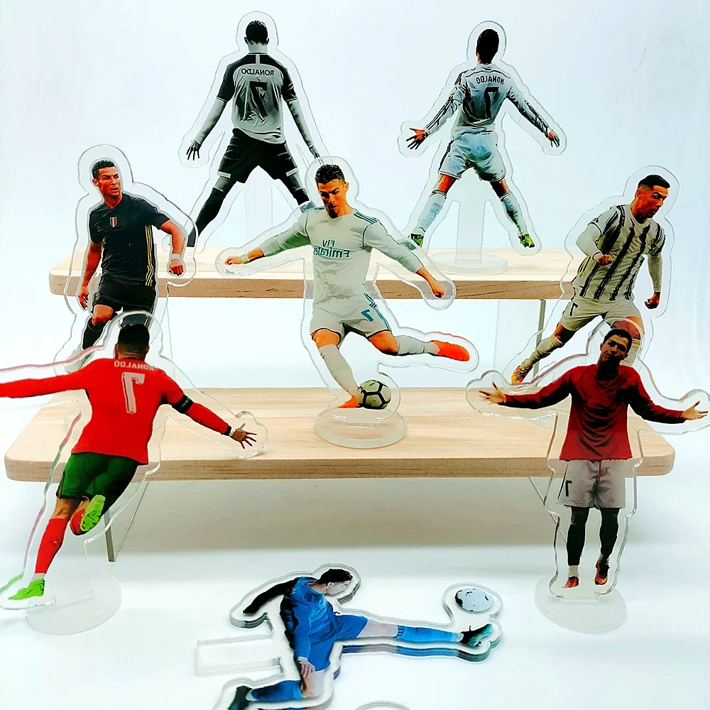 Cristiano Ronaldo Acrylic Sculpture Desktop Ornament Soccer Craft ...