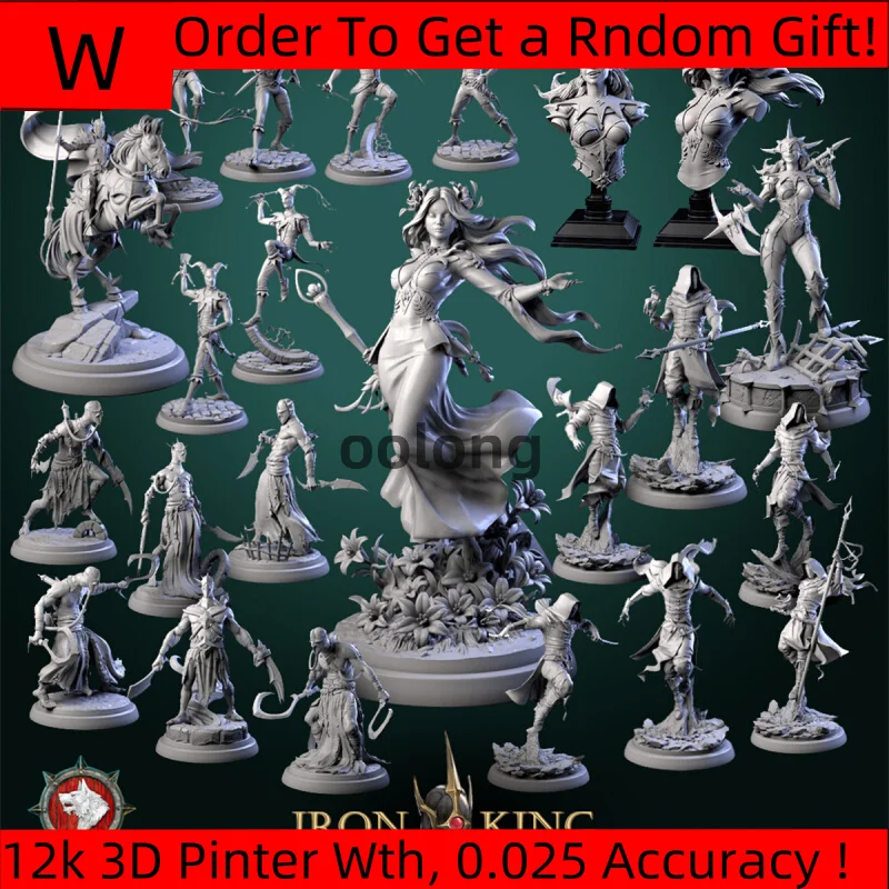 Dnd Miniatures Figures 3d Printing DND War Chess Model Iron Knight ...