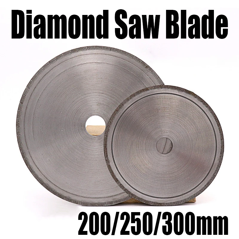 1PCS 200/250/300mm Diamond Saw Blade Straight Tooth Diamond Cutting ...