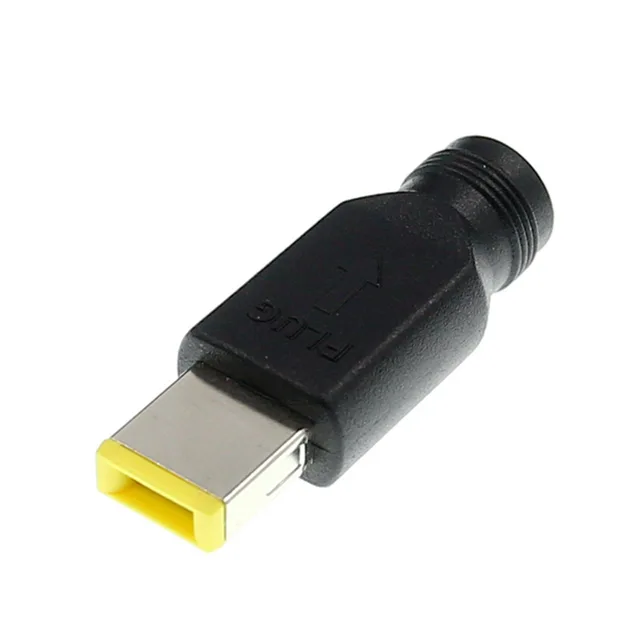 DC 5.5x2.1mm Female To Square Plug 20V Power Converter Socket Connector ...