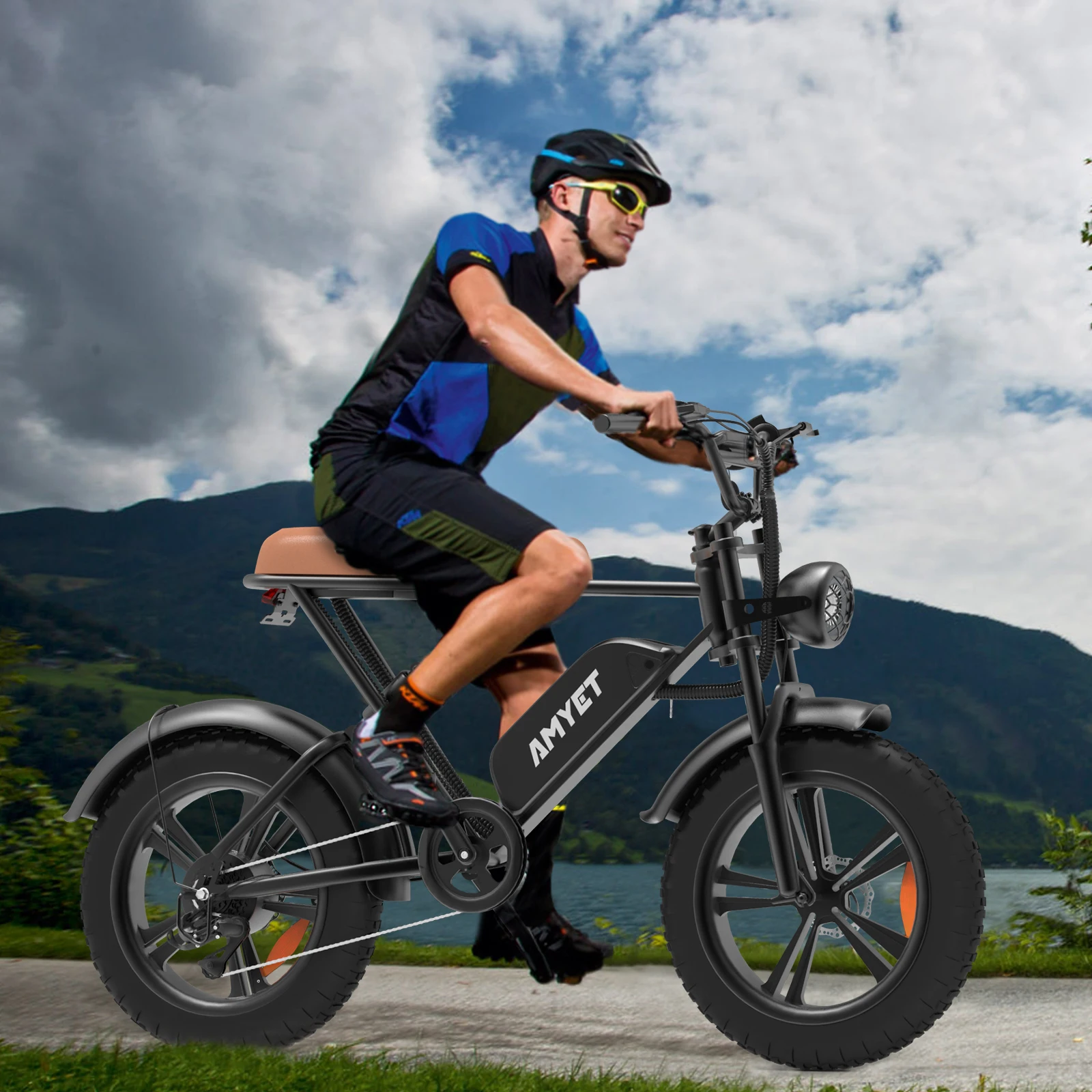 New-Electric-Bike-Hydraulic-Brake-Fat-Ebike-OUXI-V9-20-Inch-Ebike-750W ...