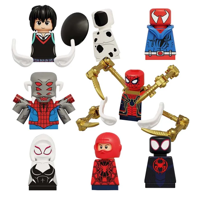 KT1072-G0124-KT1069-Disney-New-Spider-Movie-Cartoon-Figures-Bricks-Mini ...