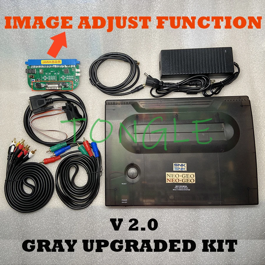 개조 SNK NEO GEO MVS 아케이드 홈 콘솔 2 차 에디션 지원, AES가 아닌 외부 JAMMA 게임 보드, V2.0 ...