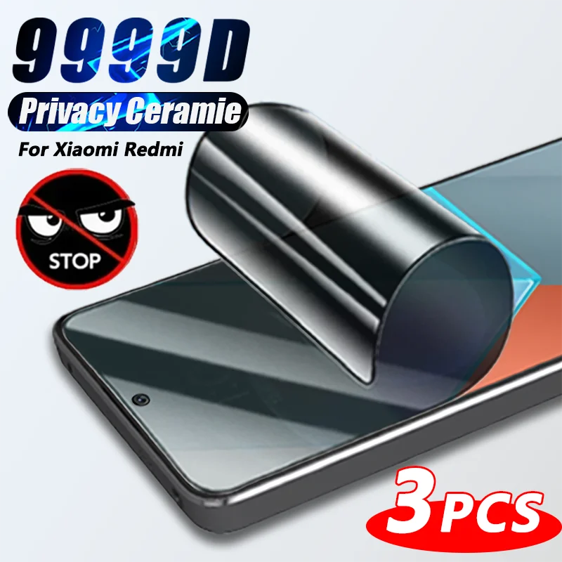 Privacy-Screen-Protector-Ceramics-Film-For-Xiaomi-Redmi-Note-13-12-11 ...