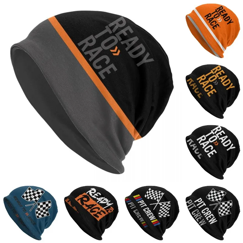 Custom Ready To Race Skullies Beanies Caps Winter Warm Knitted Hat ...