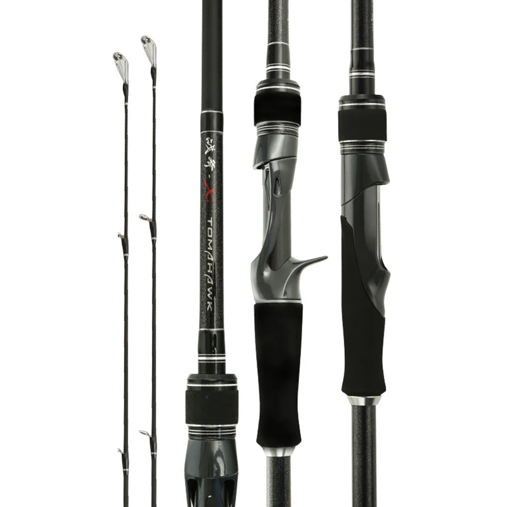 two-fishing-pole-Big-game-lure-Largemouth-bass-fishing-rod-bait-rod ...