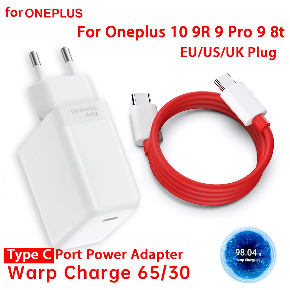 Original-OnePlus-Warp-Charge-65-Power-Adapter-EU-US-Warp-Charger-65w ...