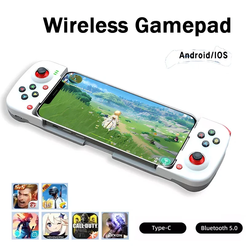 Mobile Phone Gamepad Bluetooth-compatible 5.0 Wireless Game Controller ...