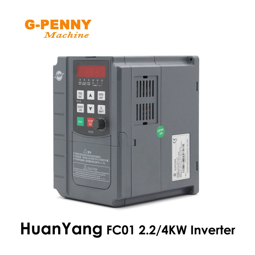 Free shippin! 2.2KW HUANYANG 220v Inverter CNC Spindle motor speed ...