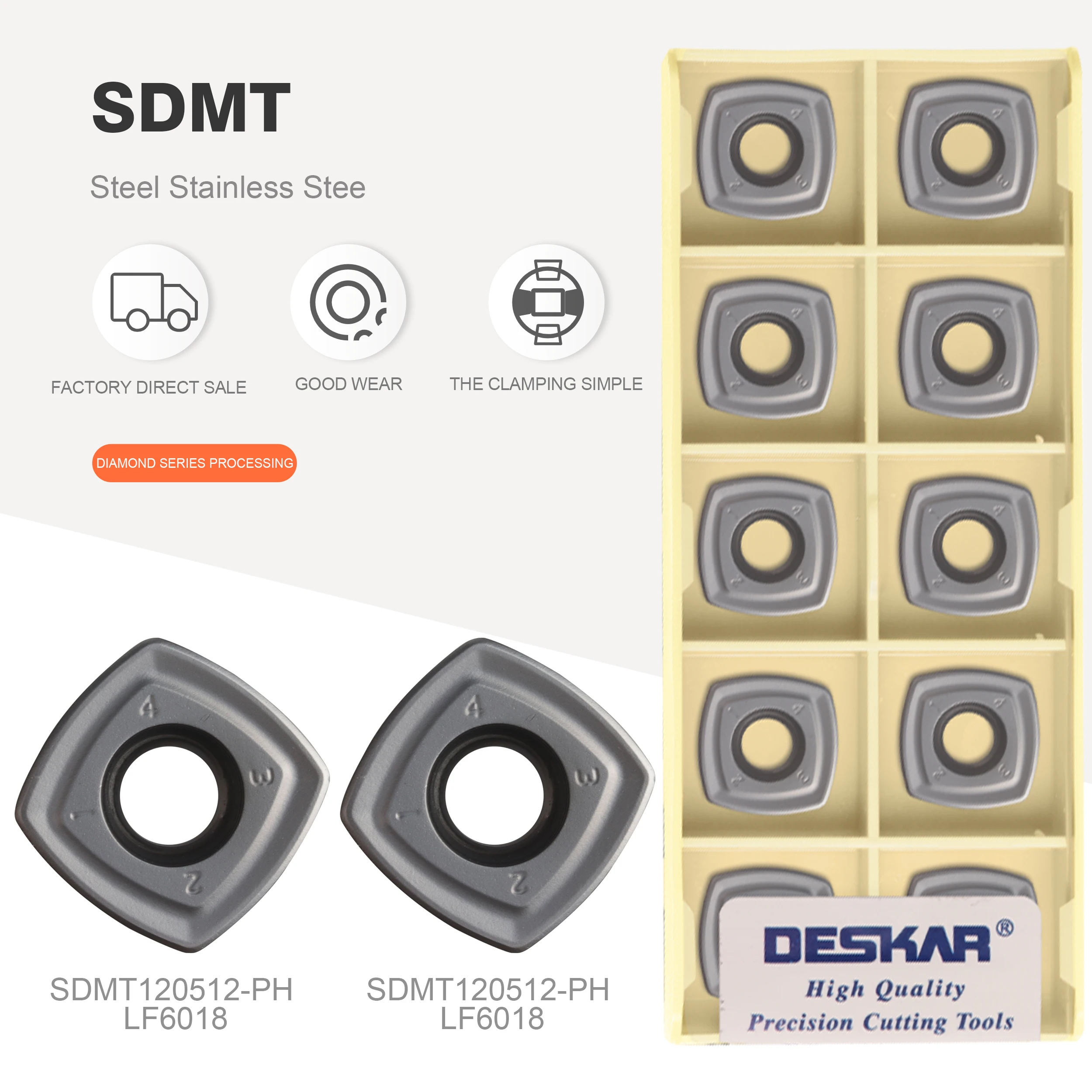 DESKAR-SDMT120512-PH-SDMT150512-PH-LF6018-Milling-inserts-Carbide ...