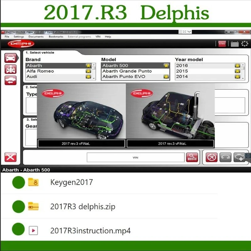 Delphi-2017-R3-ferramenta-de-reparo-do-carro-com-Keygen-Delphi-DS150E ...