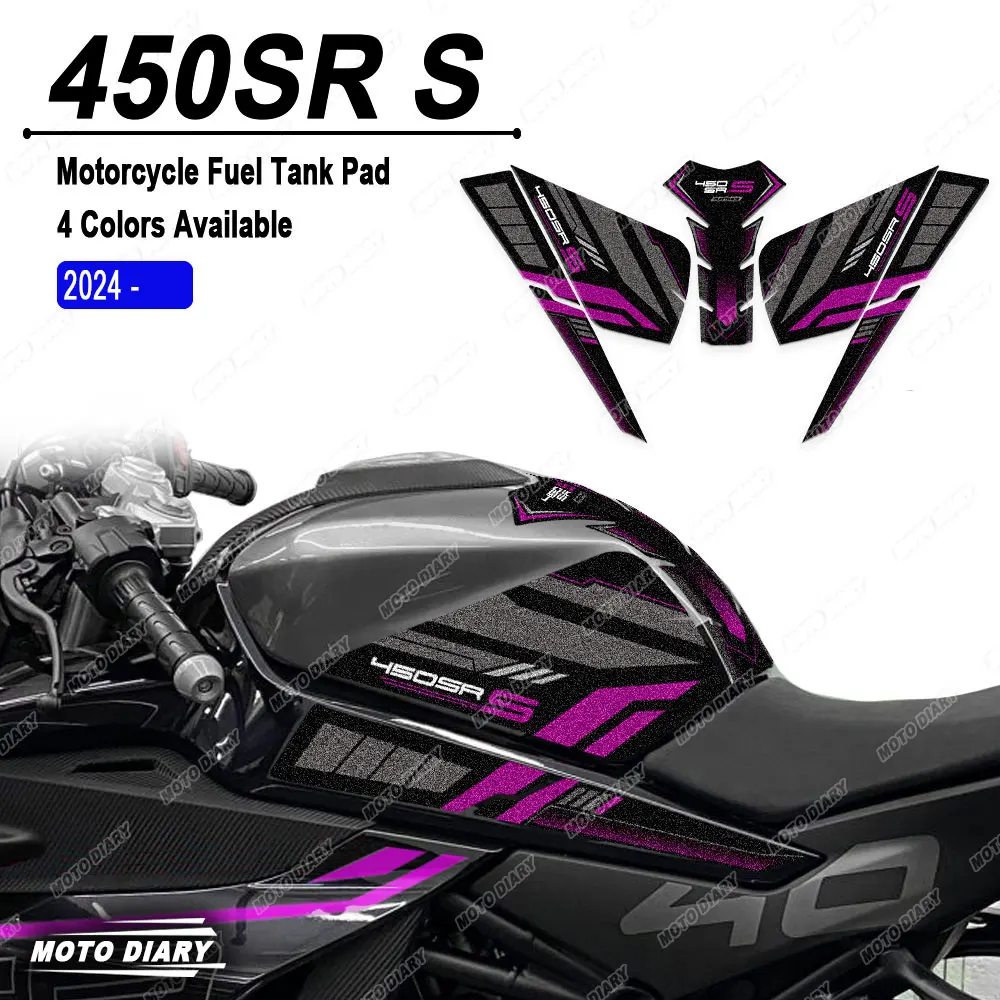 For-CFMOTO-450SR-S-450srs-2024-Motorcycle-Fuel-Tank-Pad-Sticker-Set-Gas ...