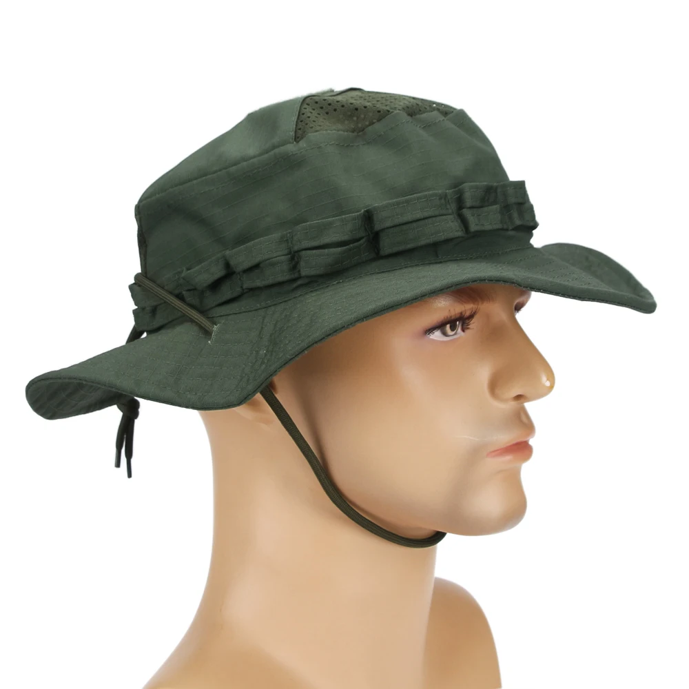 New-Camouflage-Boonie-Cap-Wide-Brim-Hat-Men-Outdoor-Sports-Fishing ...