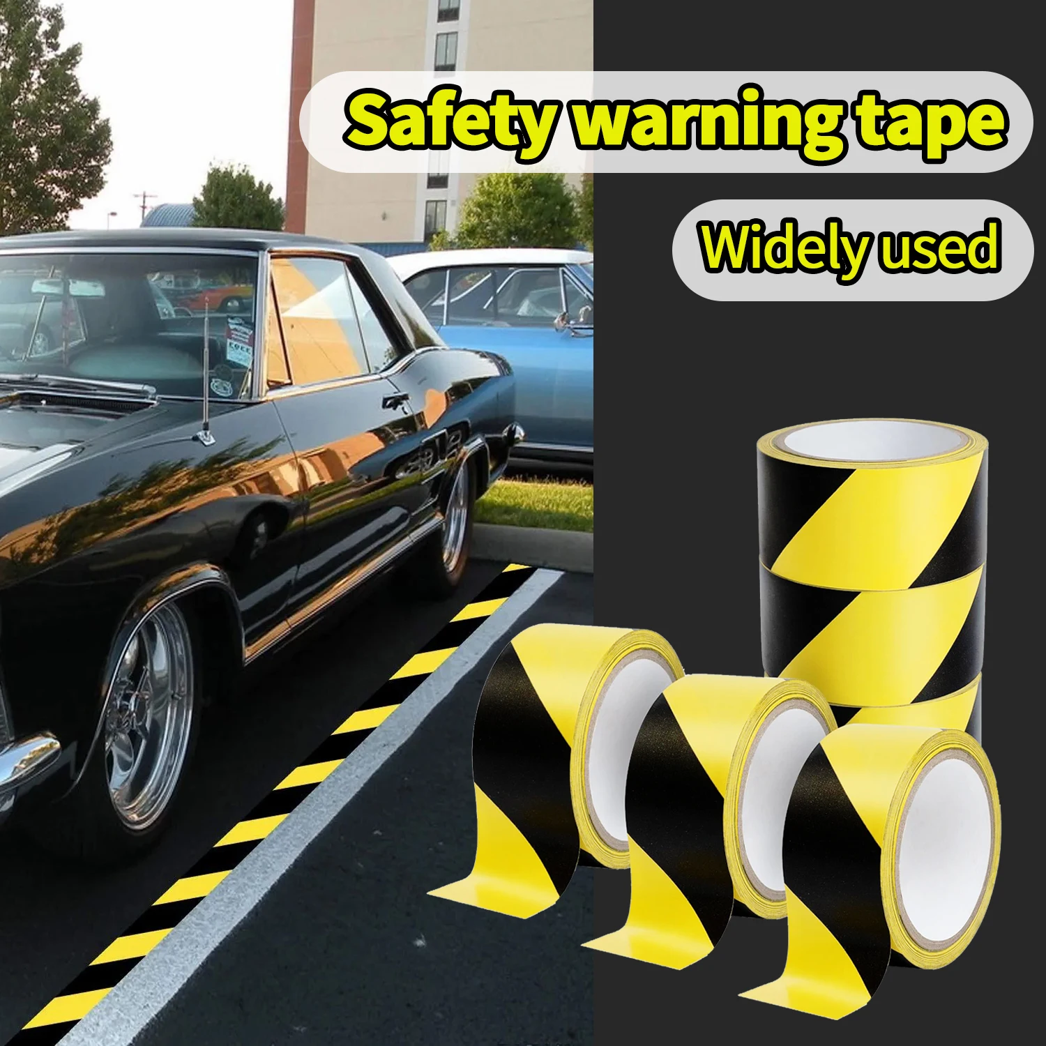 PVC-warning-tape-flooring-adhesive-black-and-yellow-wear-resistant ...