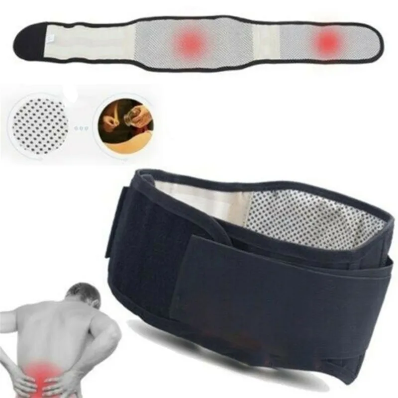 Magnetic-Self-Heating-Lower-Back-Lumbar-Waist-Pad-Belt-Support ...