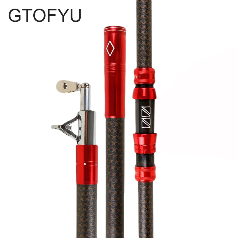 2-1-4-5M-Carbon-Fishing-Rod-Telescopic-Sea-Boat-High-Quality-Fishing ...