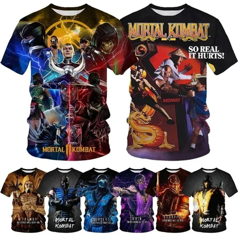 Cool-Fighting-Game-T-shirt-3D-Printing-Casual-Men-T-Shirt-Harajuku ...