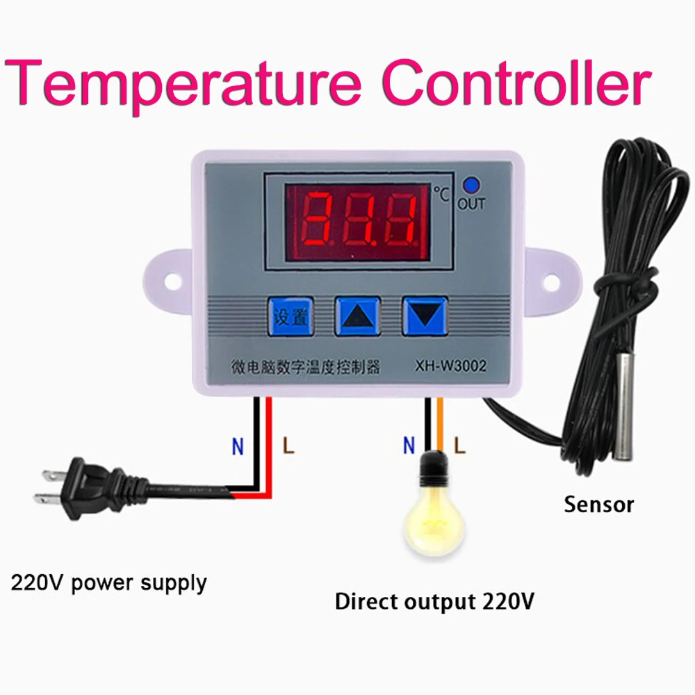 XH-W3001-W3002-Water-Cooler-Temperature-Controller-12V-24V-110V-220V ...