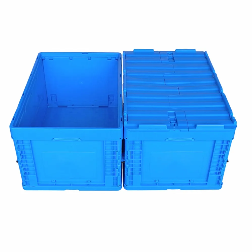 Hard Folding Reusable Divided Plastic Moving Shipping Storage Box ...