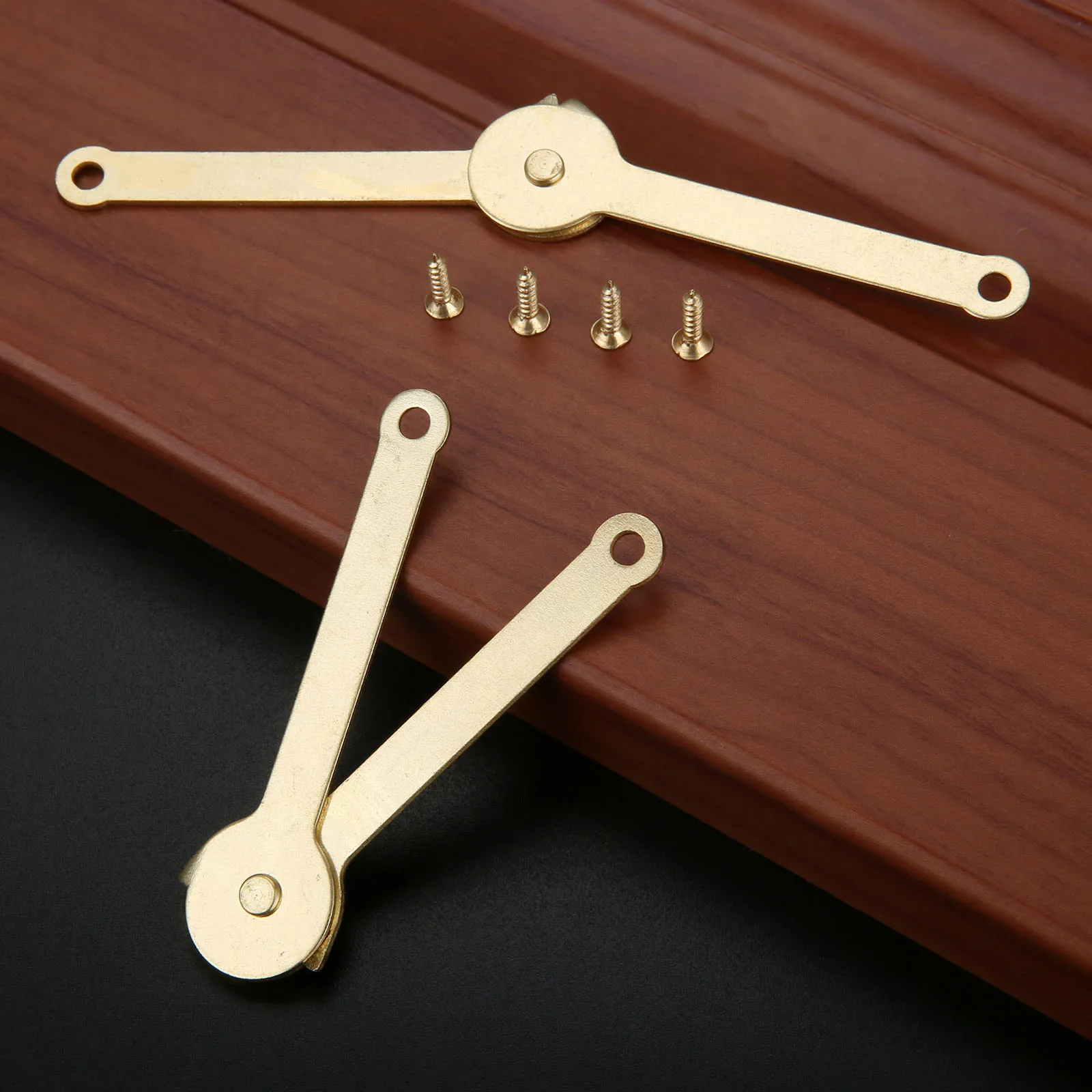 2Pcs-68-8mm-Metal-Lid-Support-Hinges-Gold-Color-Decorative-Rotatable ...