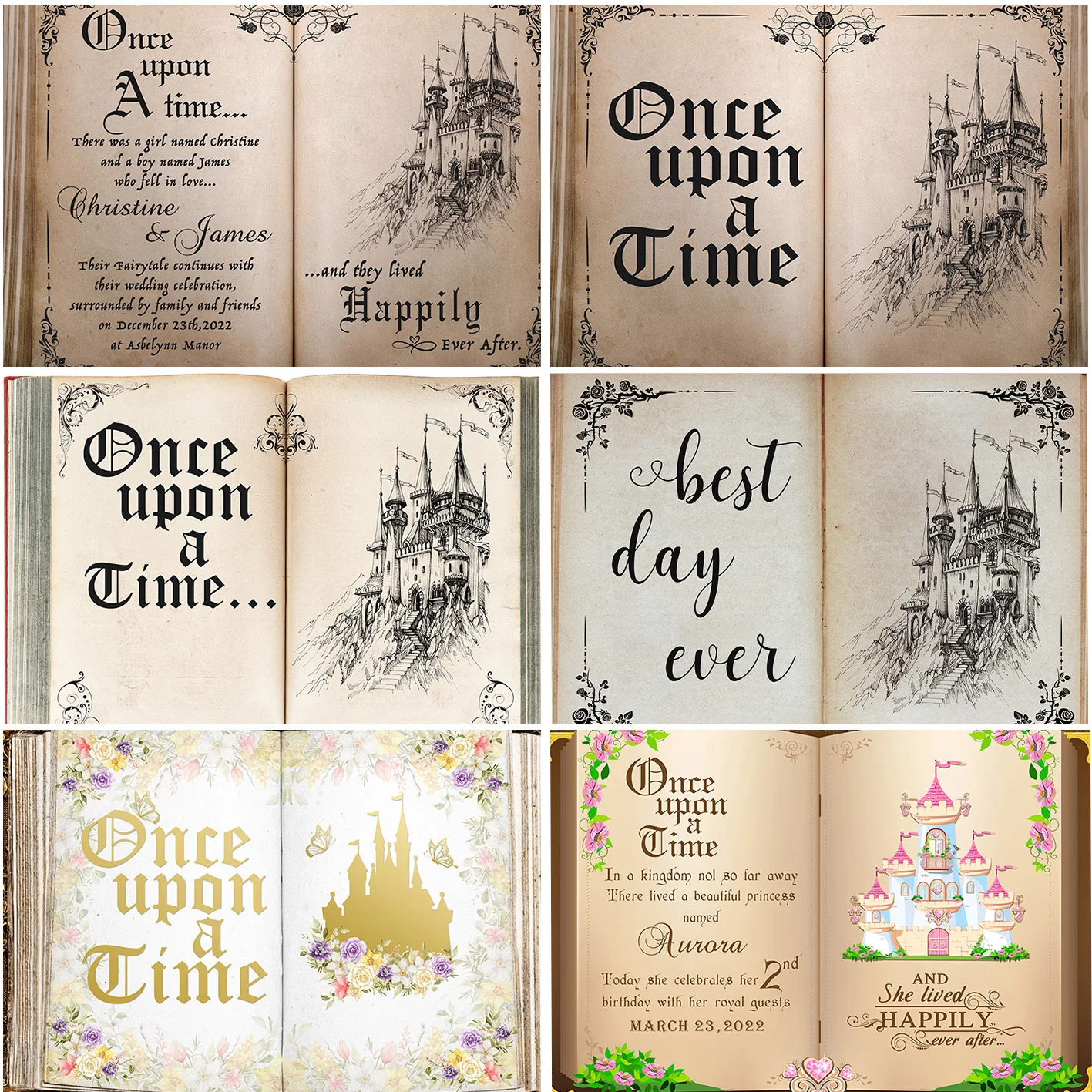 Once Upon A Time Fairy Tale Book