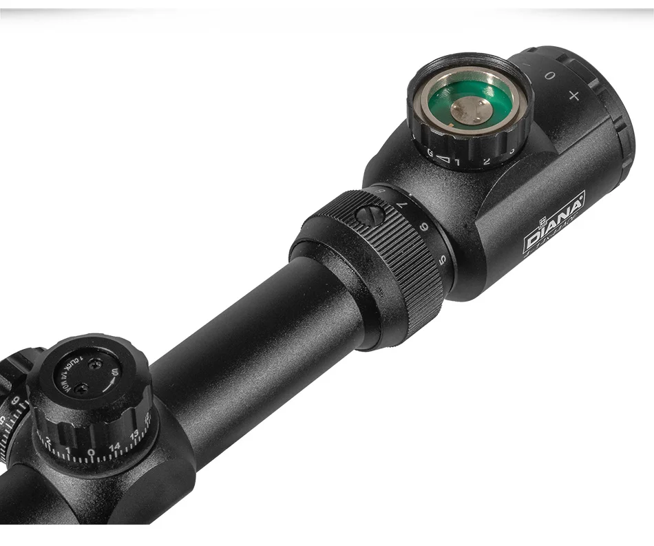 DIANA 4-14x44 Scope Tactical Optic Cross Sight Green Red Illuminated ...