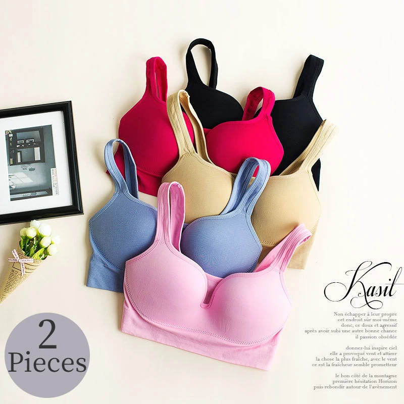 Towbridge 2 Pçs Push Up Sutiãs Femininos Respirável Esportes Sutiã ...