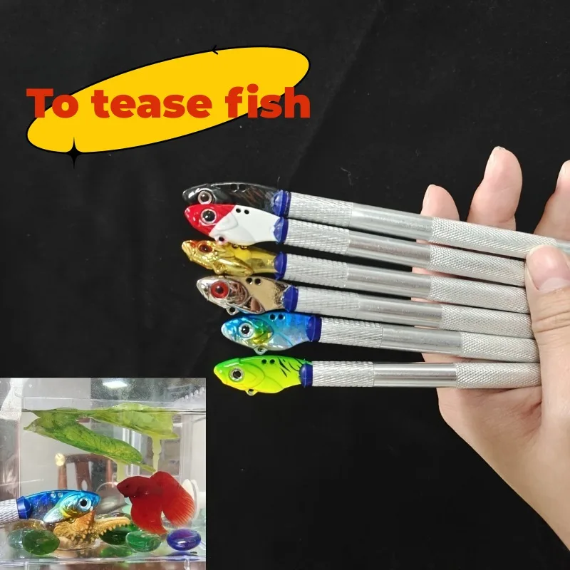 Metal-rod-fighting-fish-rod-zinc-alloy-fishing-gear-sequins-fake-bait ...